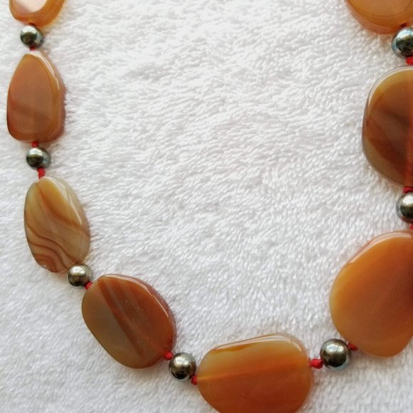 Dillards | Jewelry | New Genuine Rust Colored Stone Jewelry Set | Poshmark